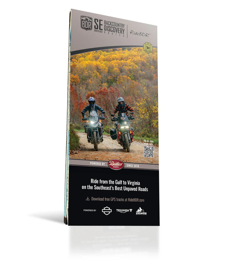 Butler Maps | Southeast Backcountry Discovery Route Map (SEBDR) – Moto ...