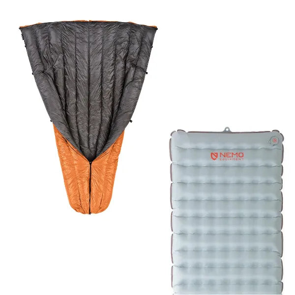 Tensor Pad + EE Quilt 20°F UL Kit 50oz – Moto Camp Nerd