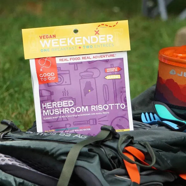 Good To-Go | THE WEEKENDER VEGAN VARIETY PACK - Motorcycle Camping Gear
